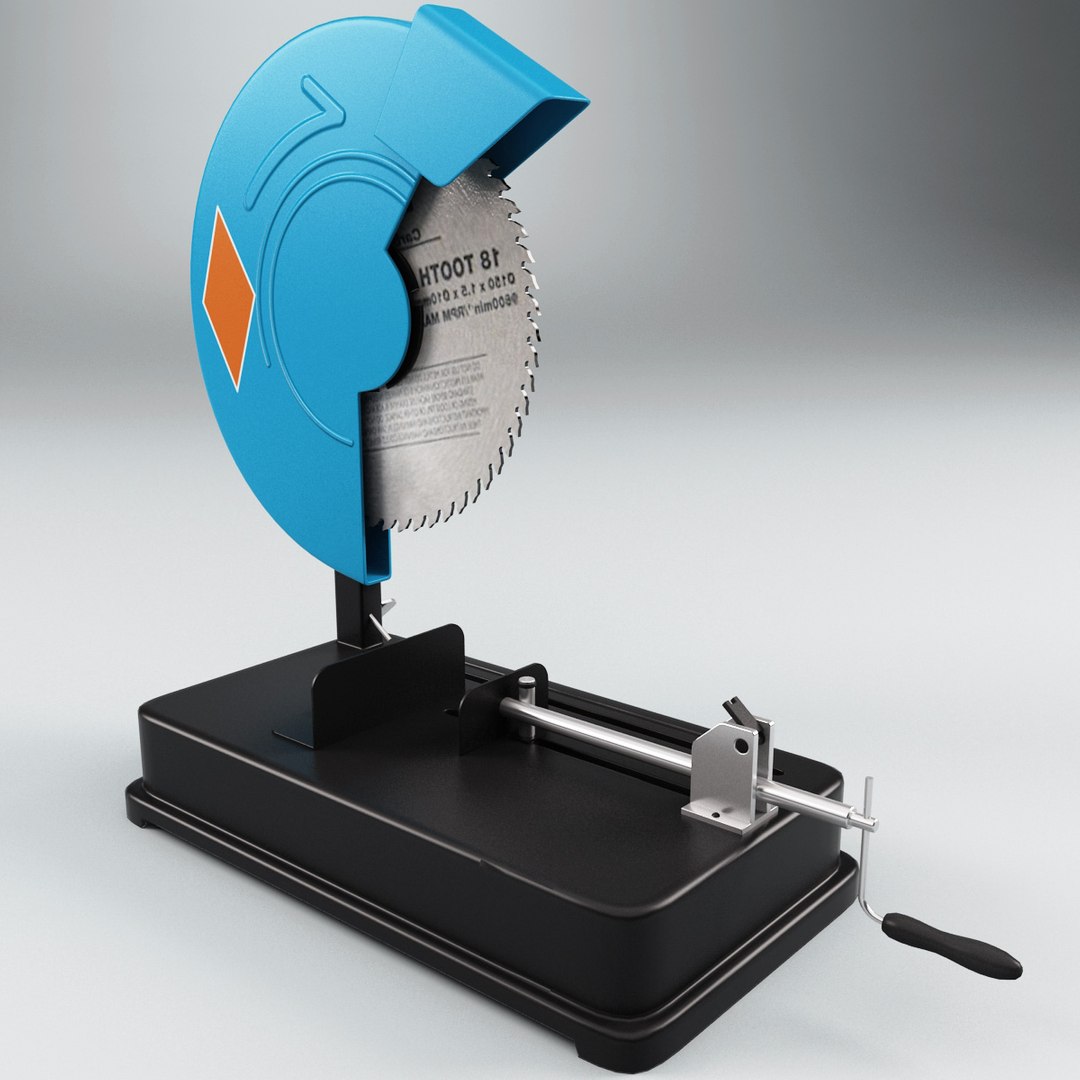 Metal Cut Saw Obj