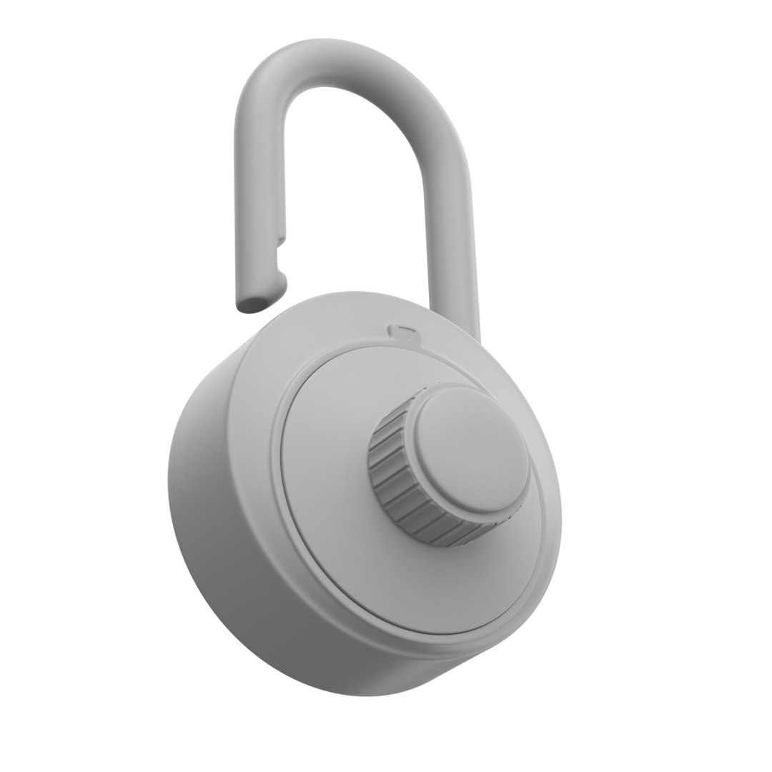 Combination Padlock Model - TurboSquid 2092614