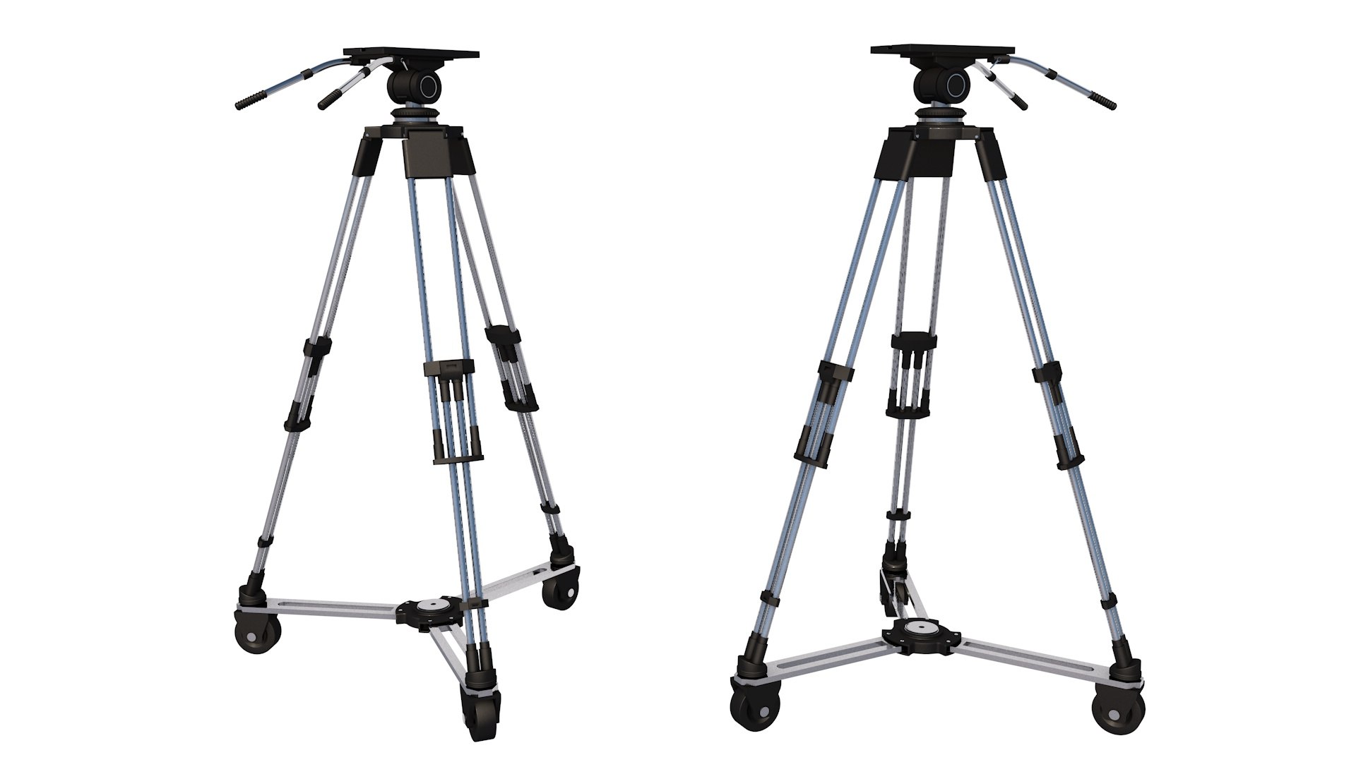3D TV Studio Camera Pedestal Tripod 3D - TurboSquid 1729302
