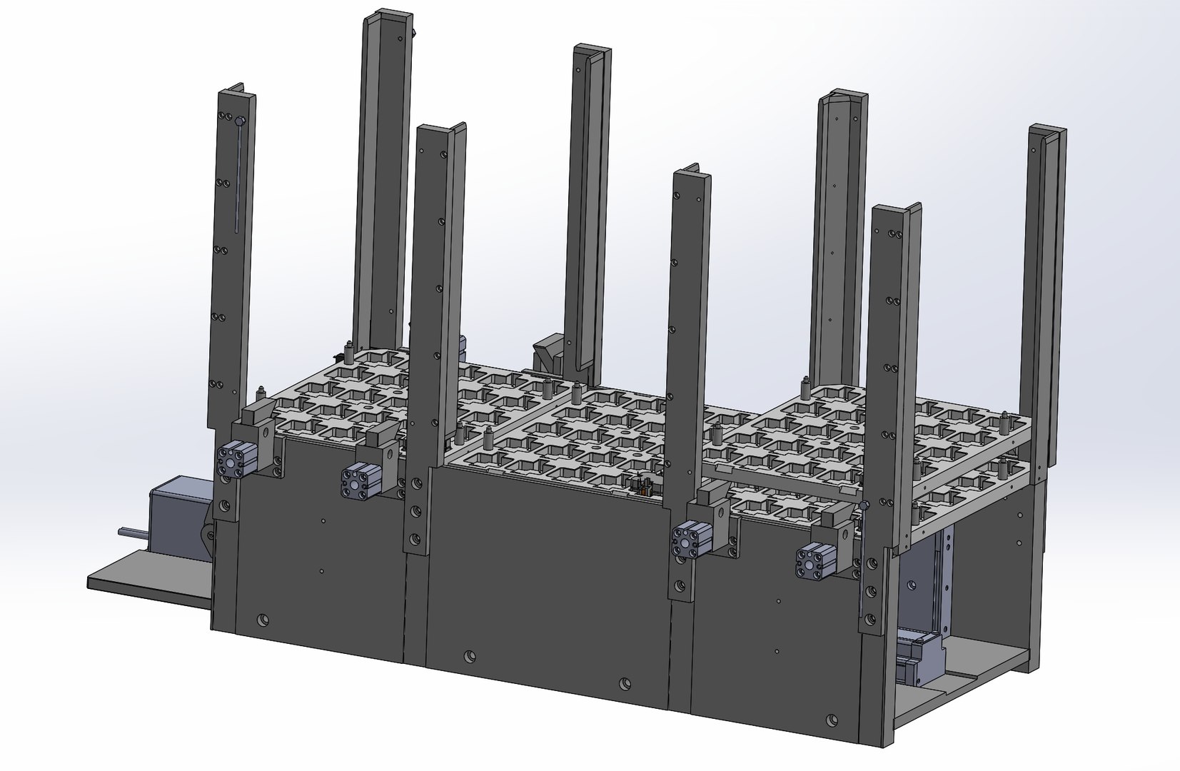 3D Tray Mechanism Automatic Stacking Model - TurboSquid 1342409