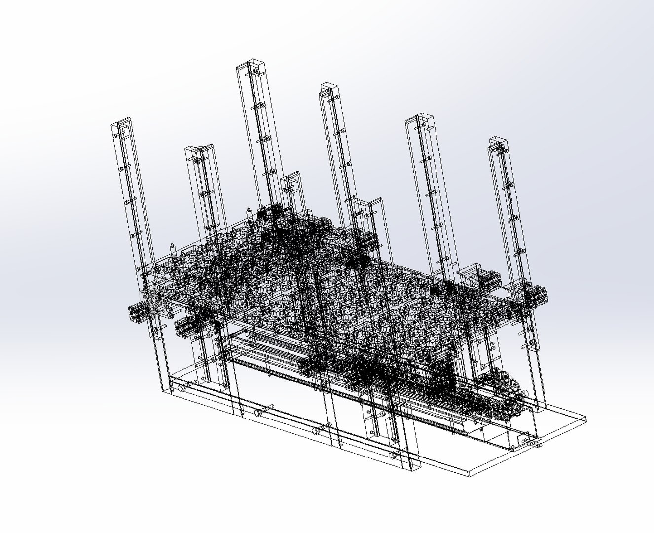 3D Tray Mechanism Automatic Stacking Model - TurboSquid 1342409