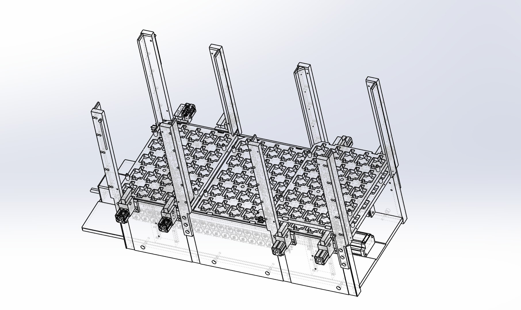 3D Tray Mechanism Automatic Stacking Model - TurboSquid 1342409