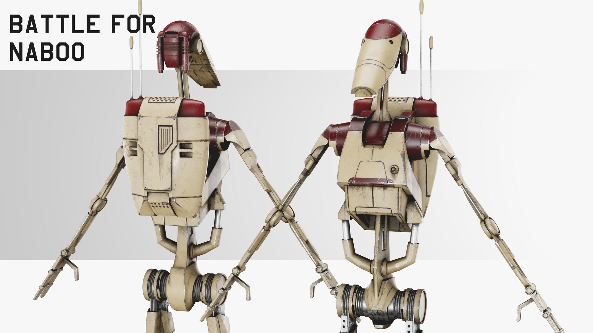 3D Star Wars Battle Droid - TurboSquid 2284880