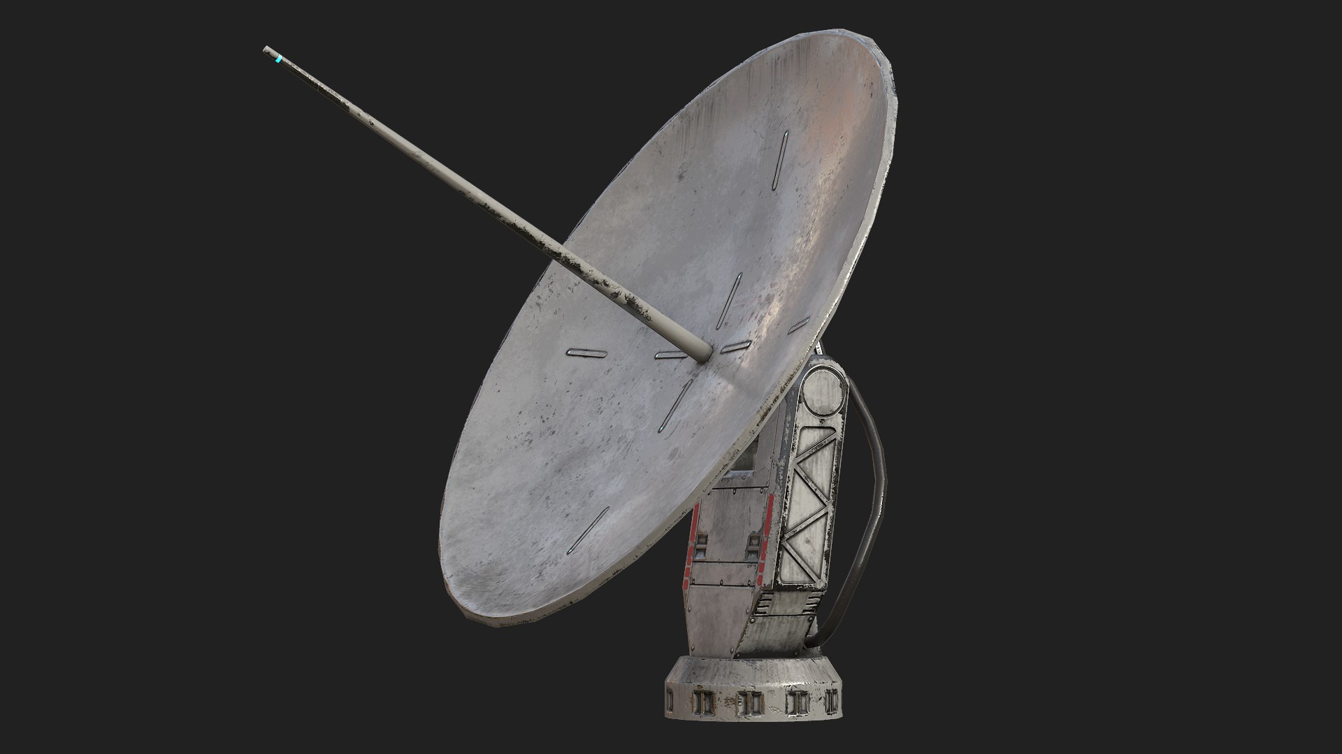 Sci Fi Satellite Dish 3D - TurboSquid 1222122
