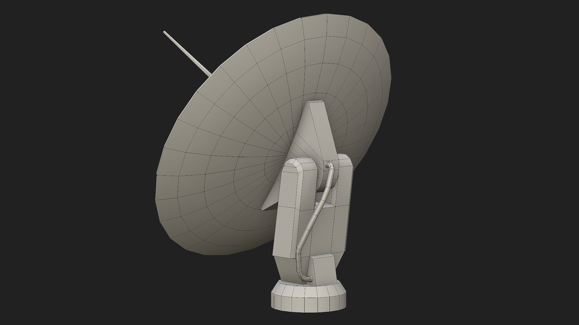 Sci Fi Satellite Dish 3D - TurboSquid 1222122