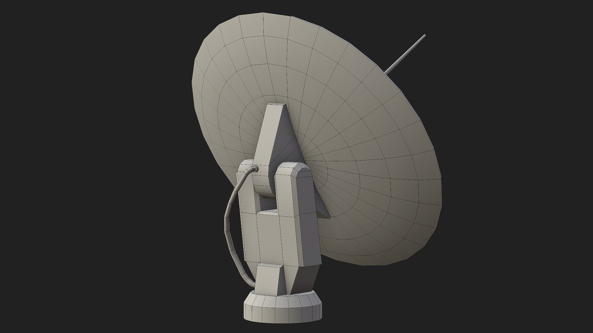 Sci Fi Satellite Dish 3D - TurboSquid 1222122