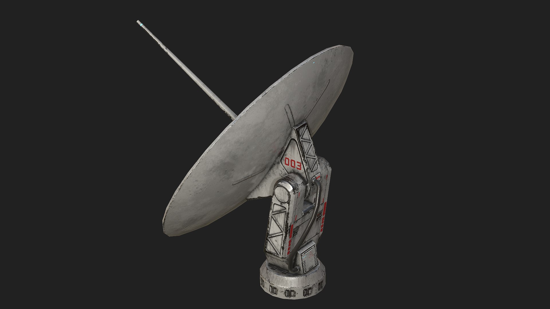 Sci Fi Satellite Dish 3D - TurboSquid 1222122