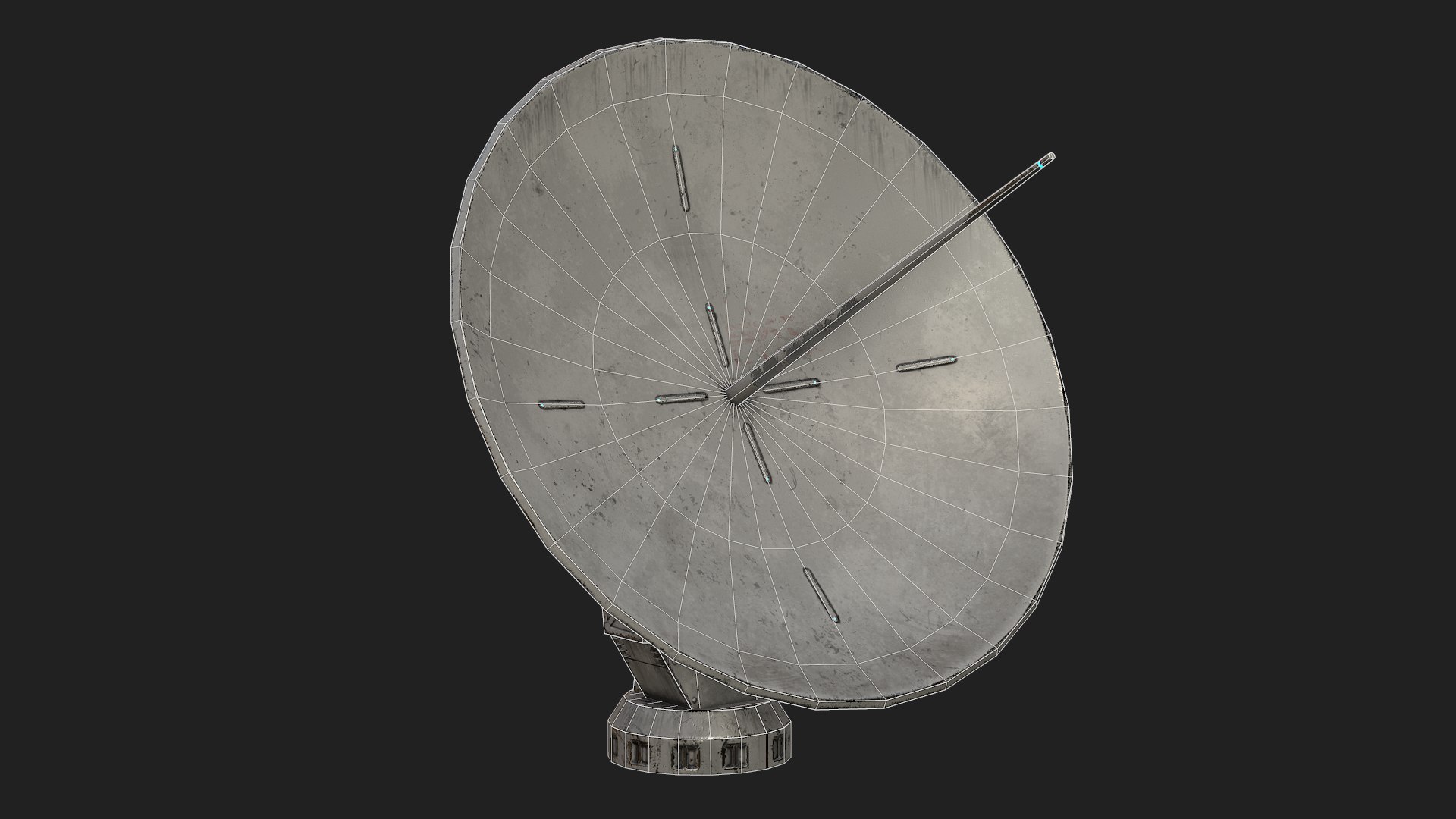 Sci Fi Satellite Dish 3D - TurboSquid 1222122