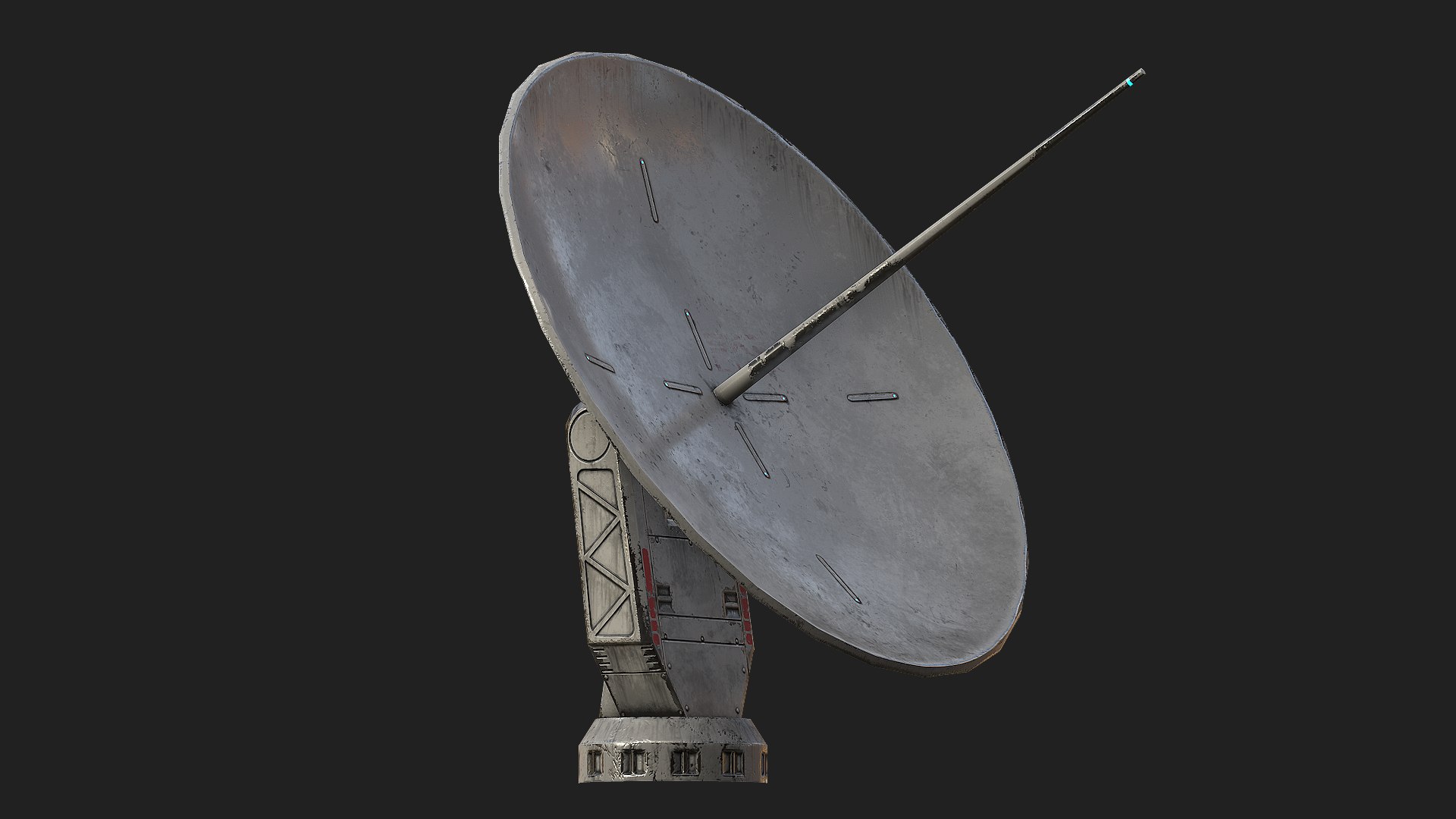 Sci Fi Satellite Dish 3D - TurboSquid 1222122