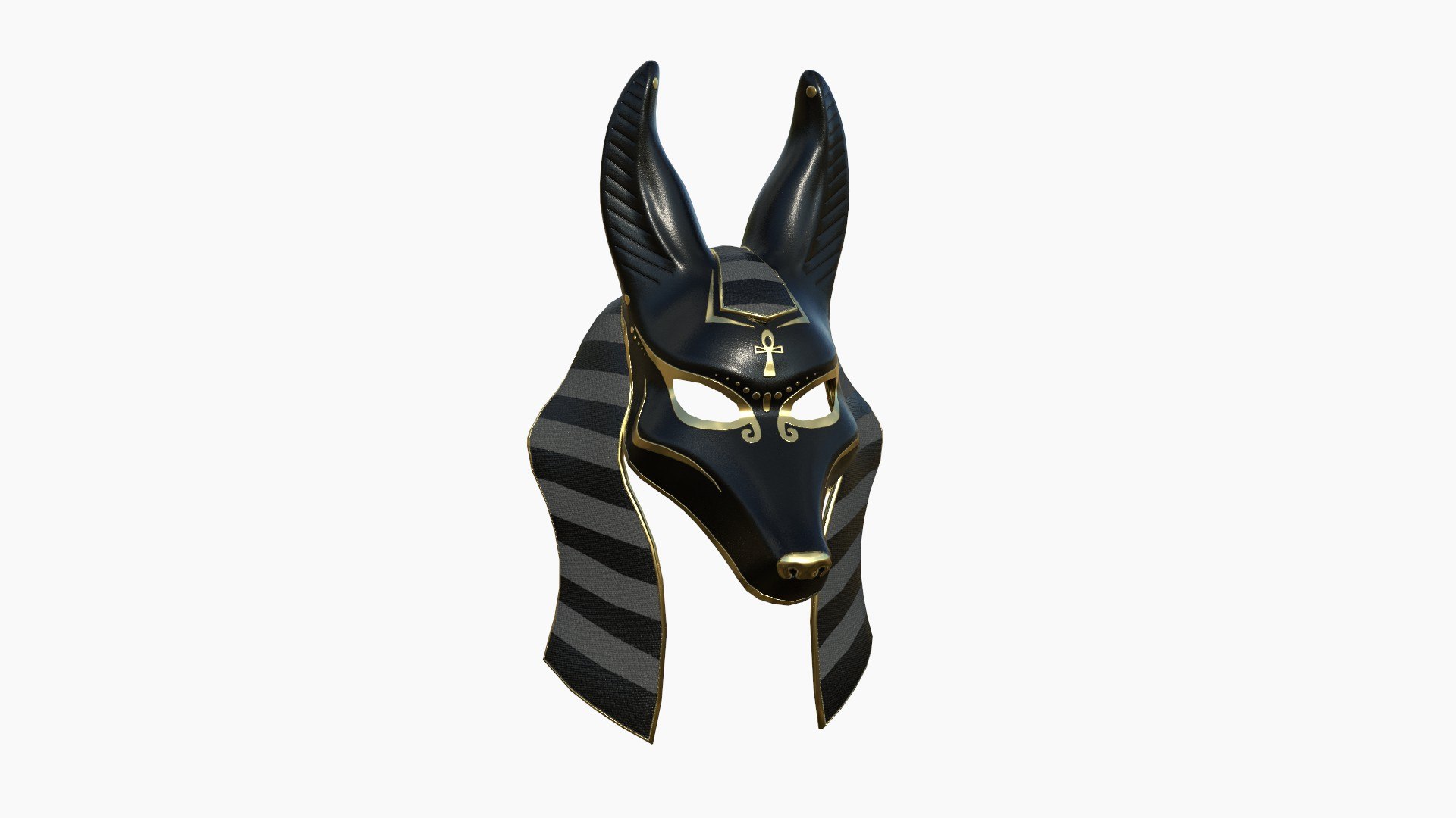 Anubis Mask A10 - Egyptian Gods Character Clothing Model - TurboSquid ...