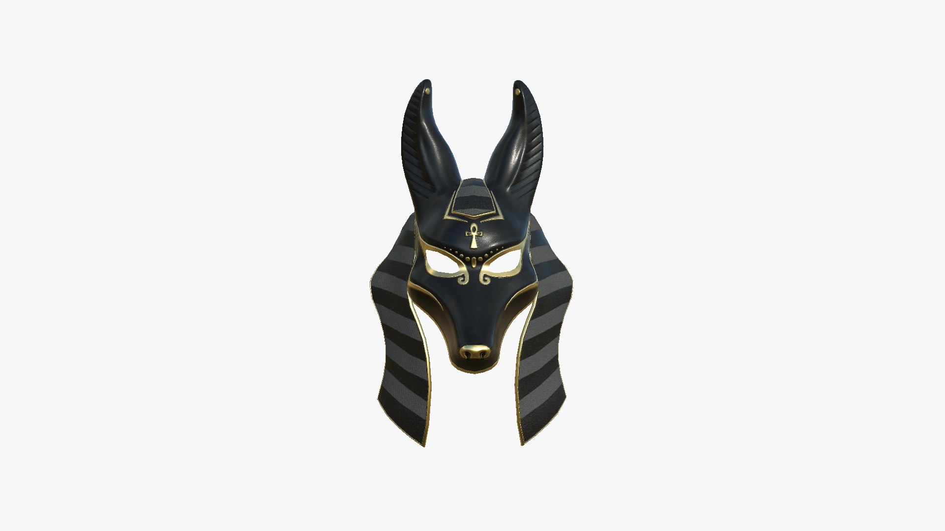 Anubis Mask A10 - Egyptian Gods Character Clothing Model - TurboSquid ...