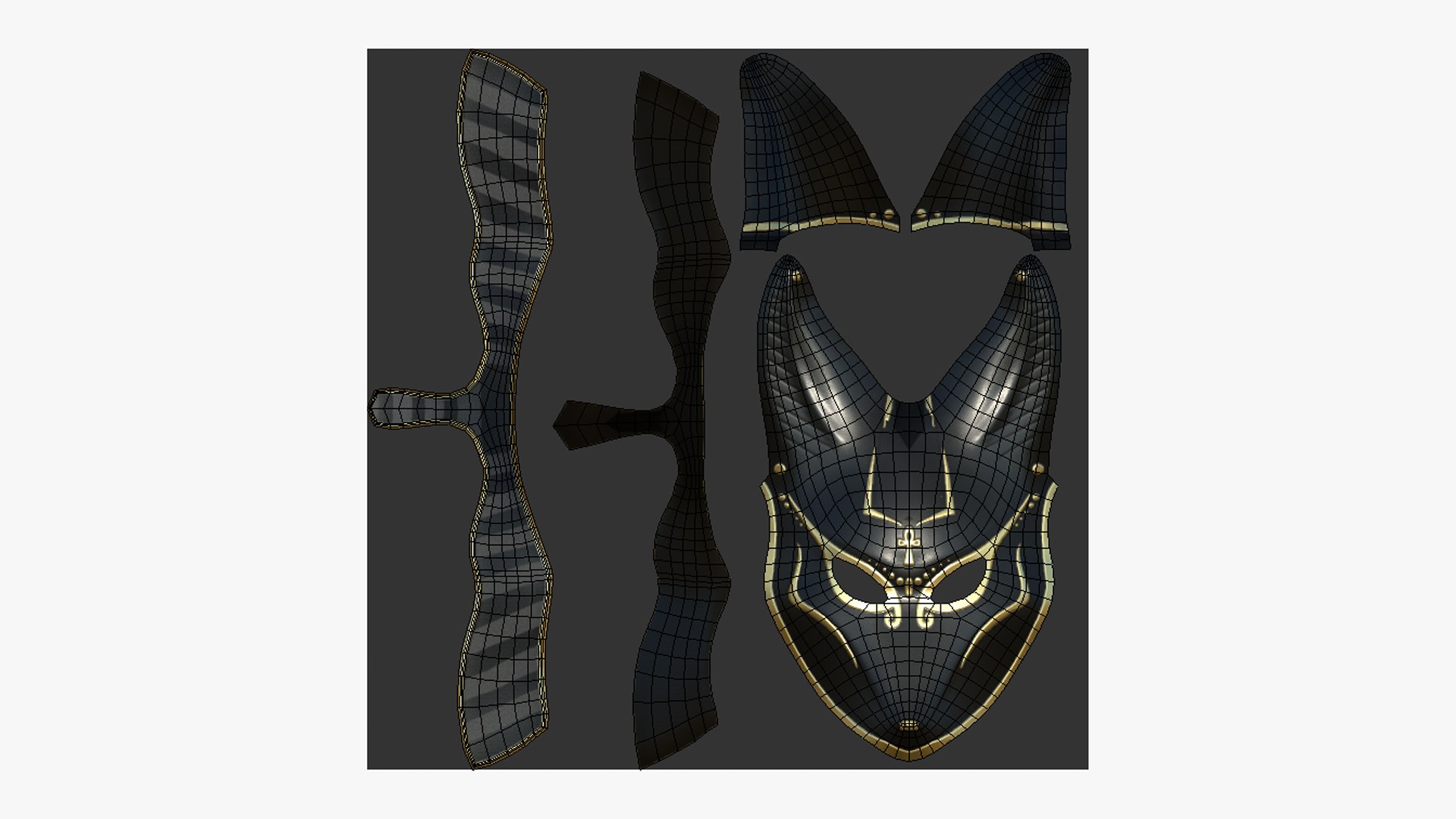 Anubis Mask A10 - Egyptian Gods Character Clothing Model - TurboSquid ...