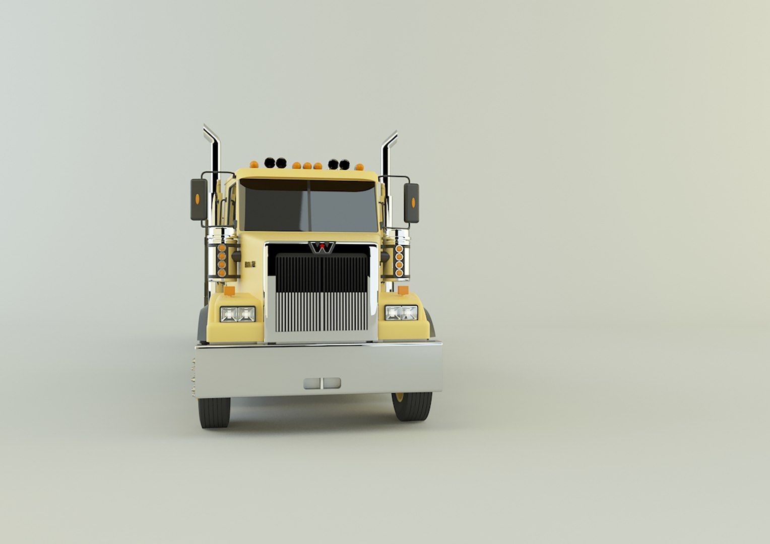 3D 4900SF Truck Model - TurboSquid 2070238