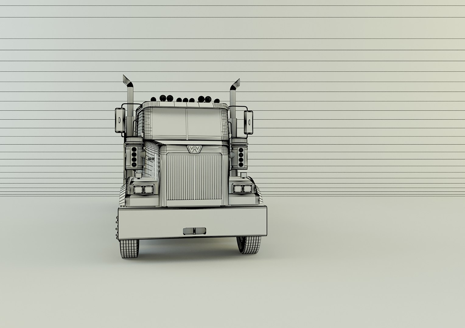 3D 4900SF Truck Model - TurboSquid 2070238