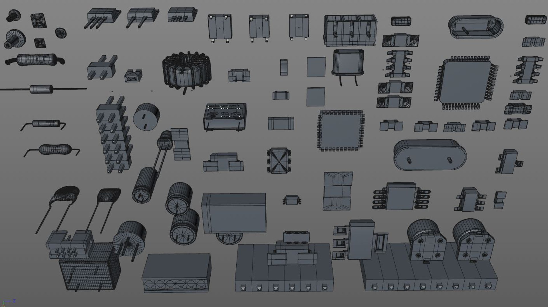 Electronic circuit board 3D model - TurboSquid 1323118