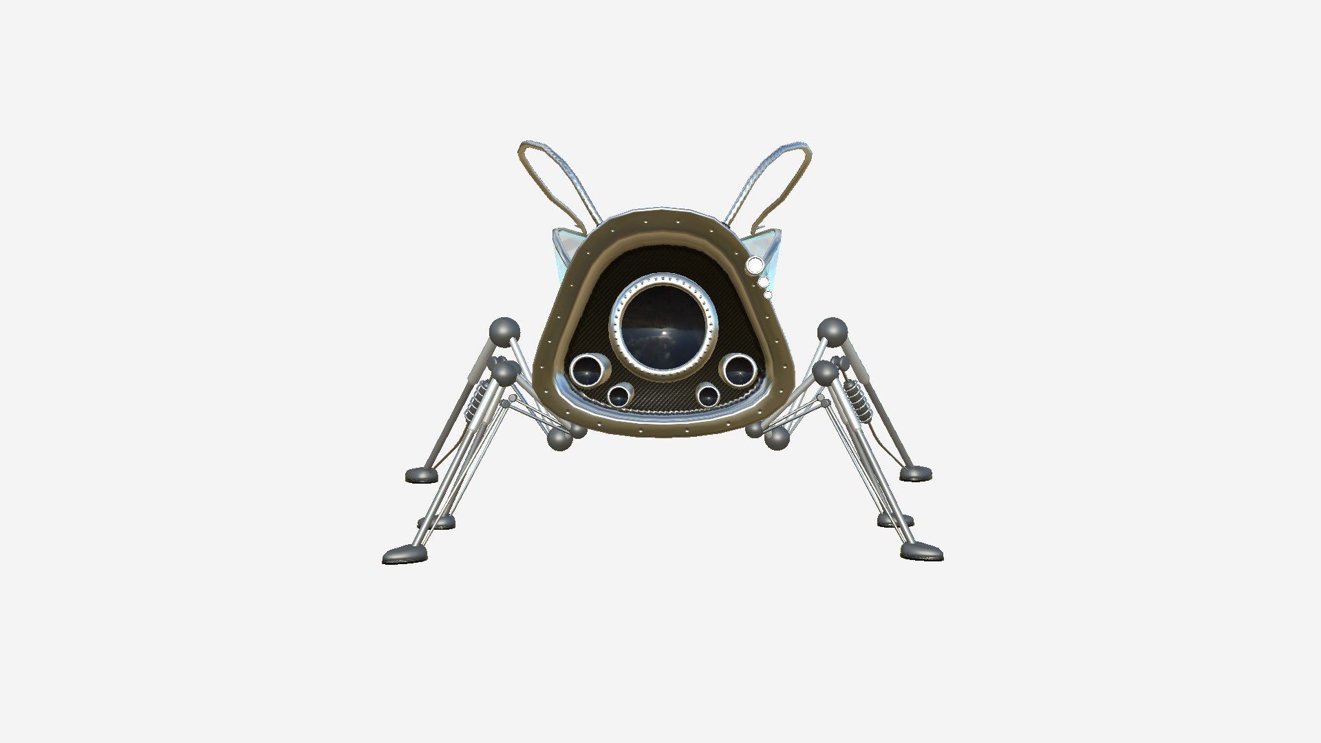 3D Insect Robot F05 Aluminum - SciFi Character Design - TurboSquid 1878542