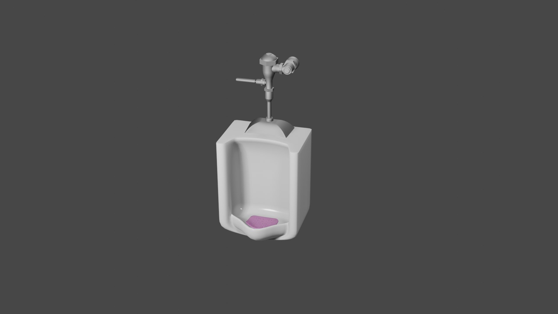 3D Bathroom Props Urinal Toilet - TurboSquid 1537486