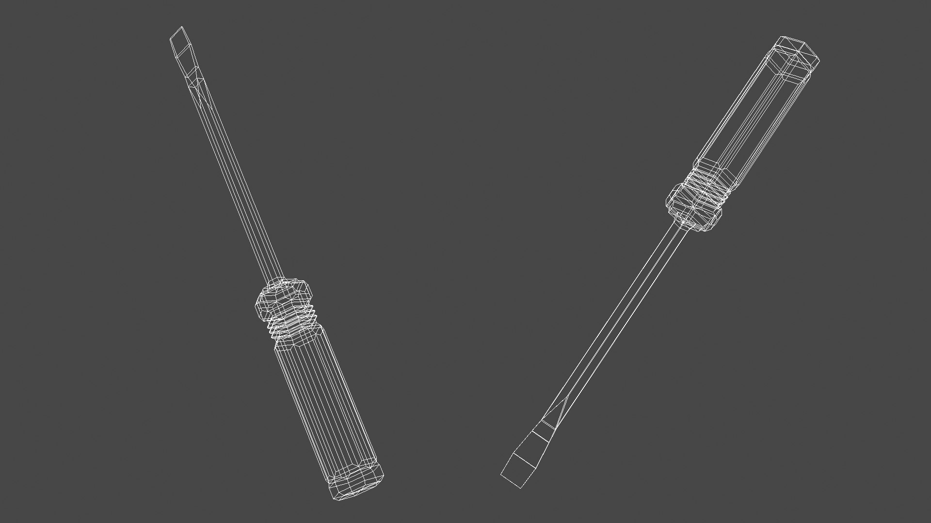 Screwdriver Weapons Polys Max