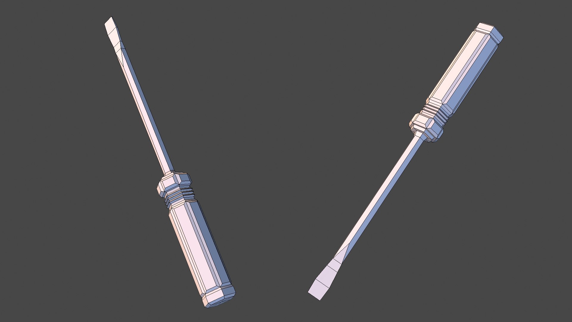 Screwdriver Weapons Polys Max