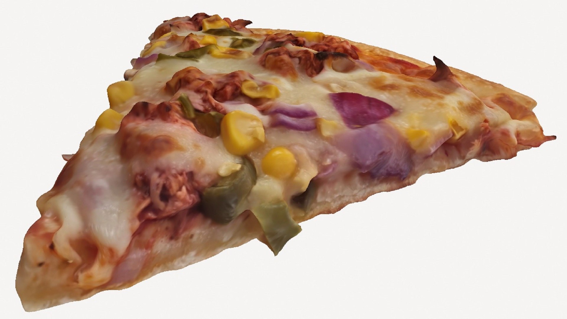 Bombay Bad Boy Pizza Slice Model - TurboSquid 2148323