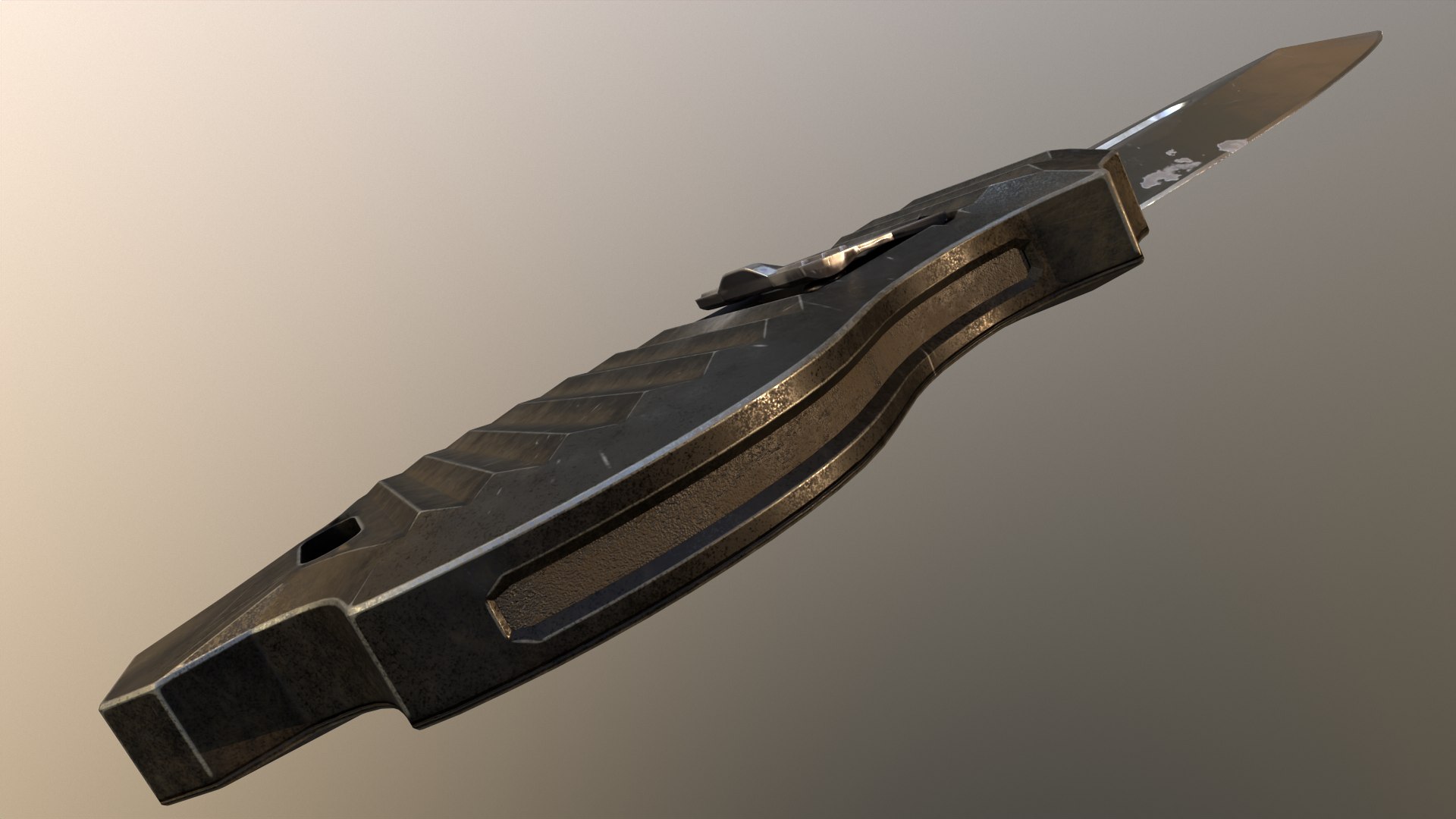 3D Unique Switchblade Knife - TurboSquid 2121780