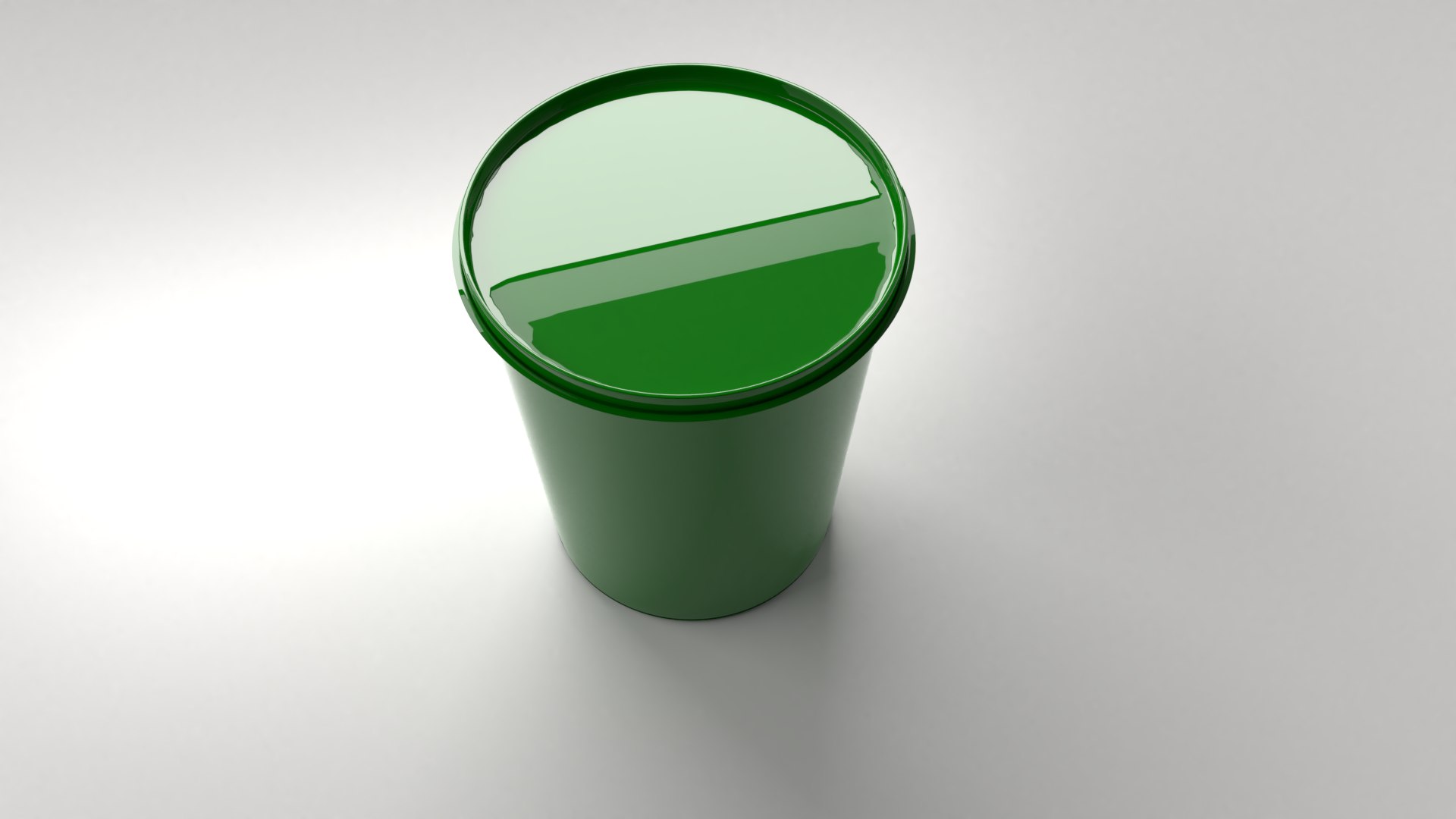 Green Ice Cream Container 3D Model - TurboSquid 1482176