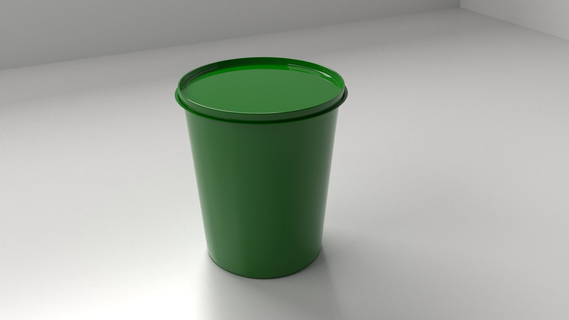 Green Ice Cream Container 3D Model - TurboSquid 1482176