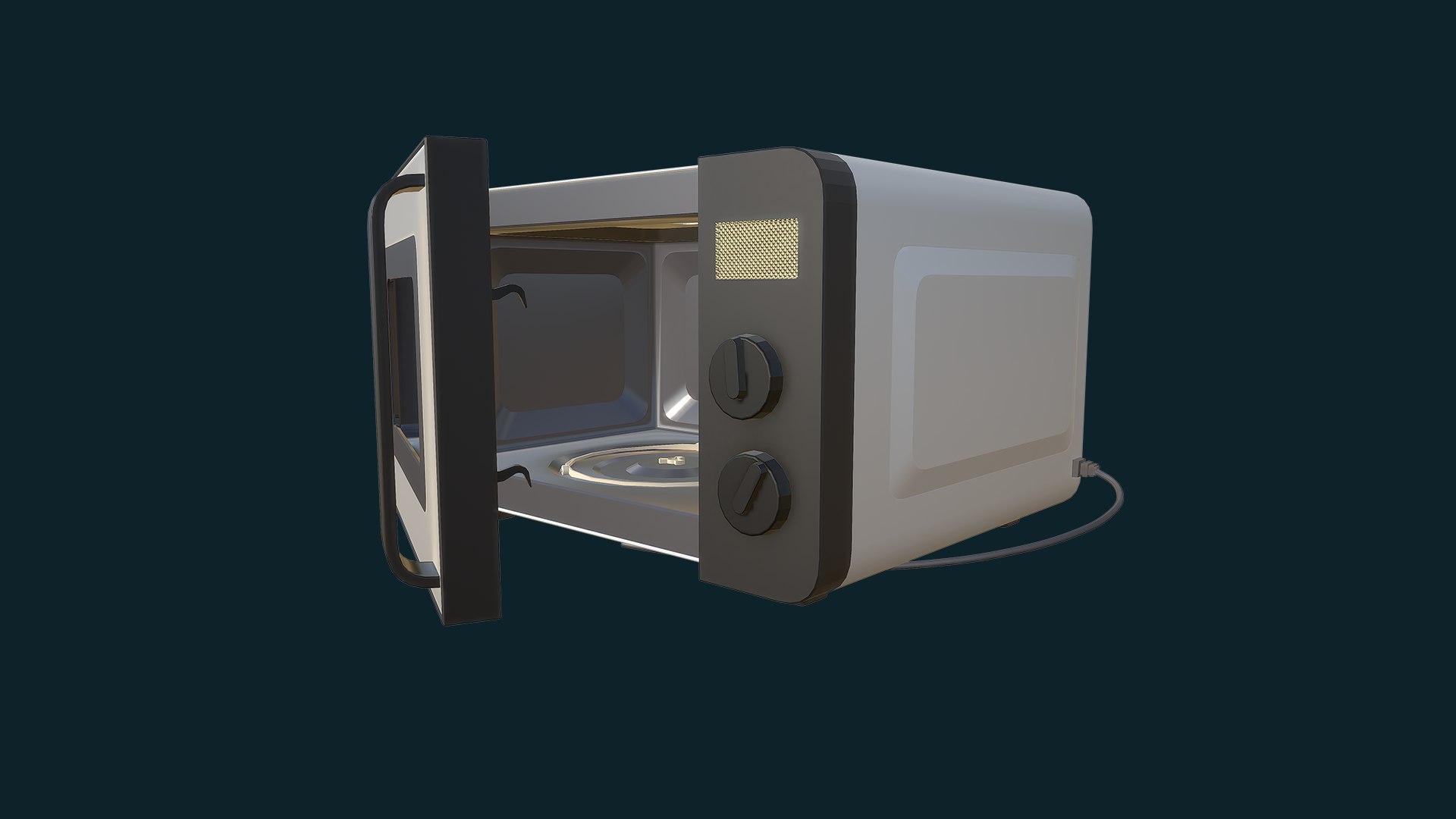 Microwave 3D Model - TurboSquid 2189942