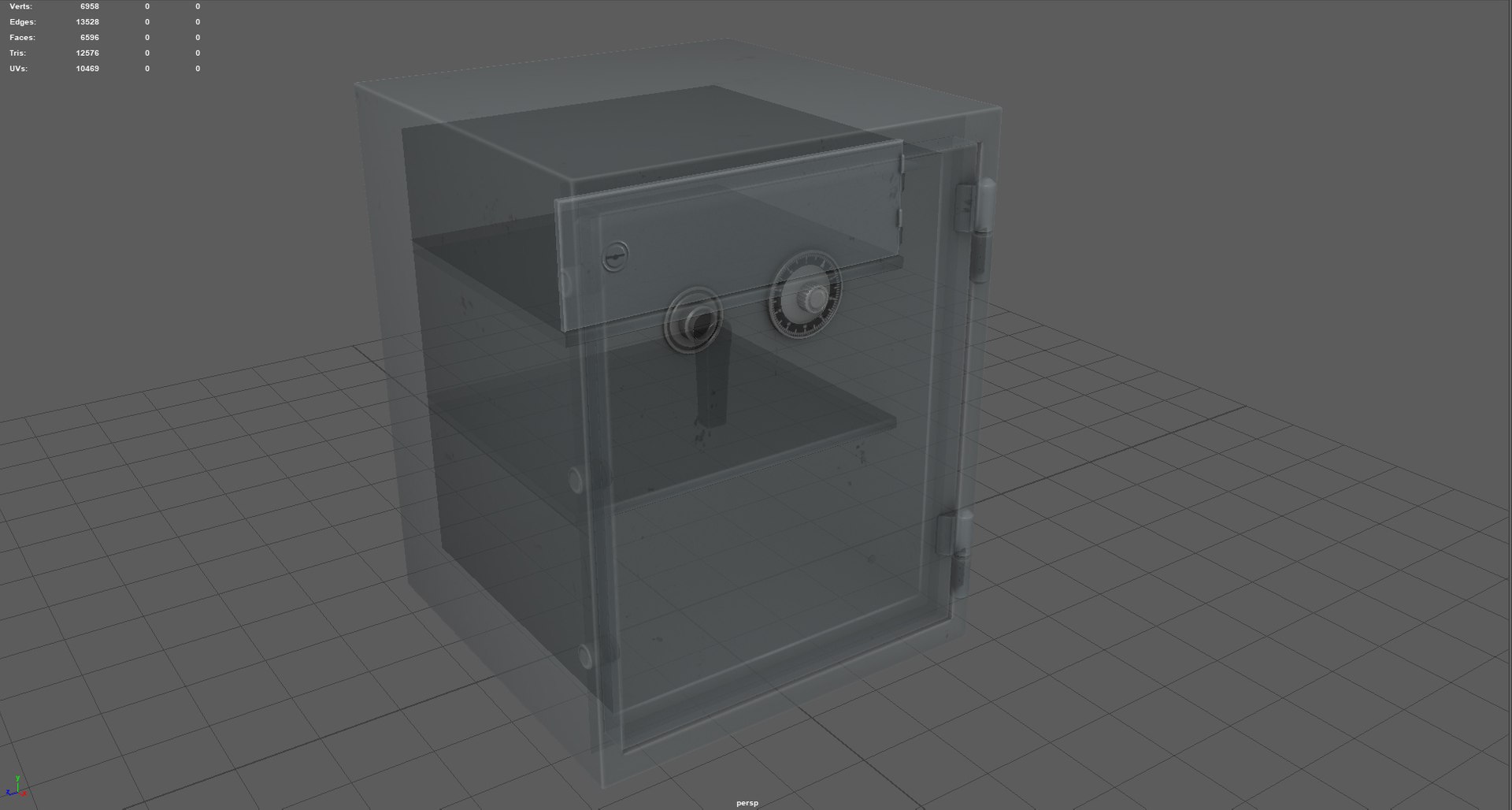 Safe Box 2 3D Model - TurboSquid 1926922