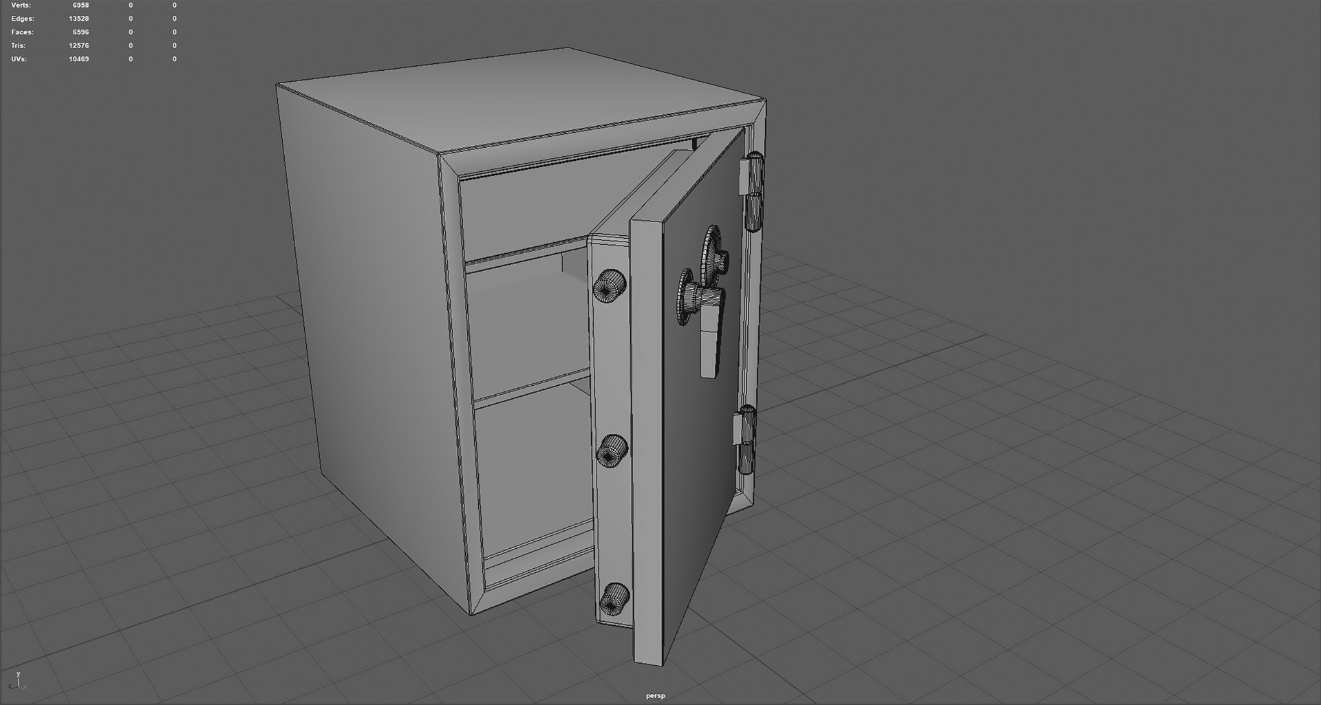 Safe Box 2 3D Model - TurboSquid 1926922