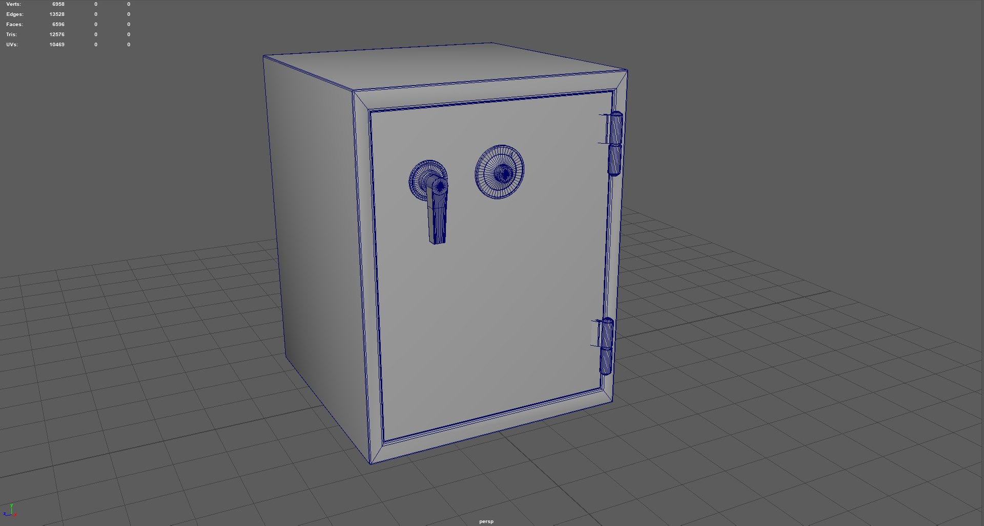 Safe Box 2 3D Model - TurboSquid 1926922