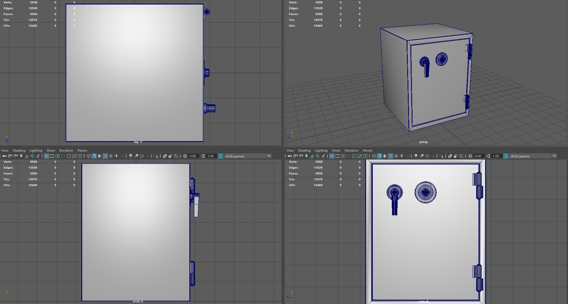 Safe Box 2 3D Model - TurboSquid 1926922