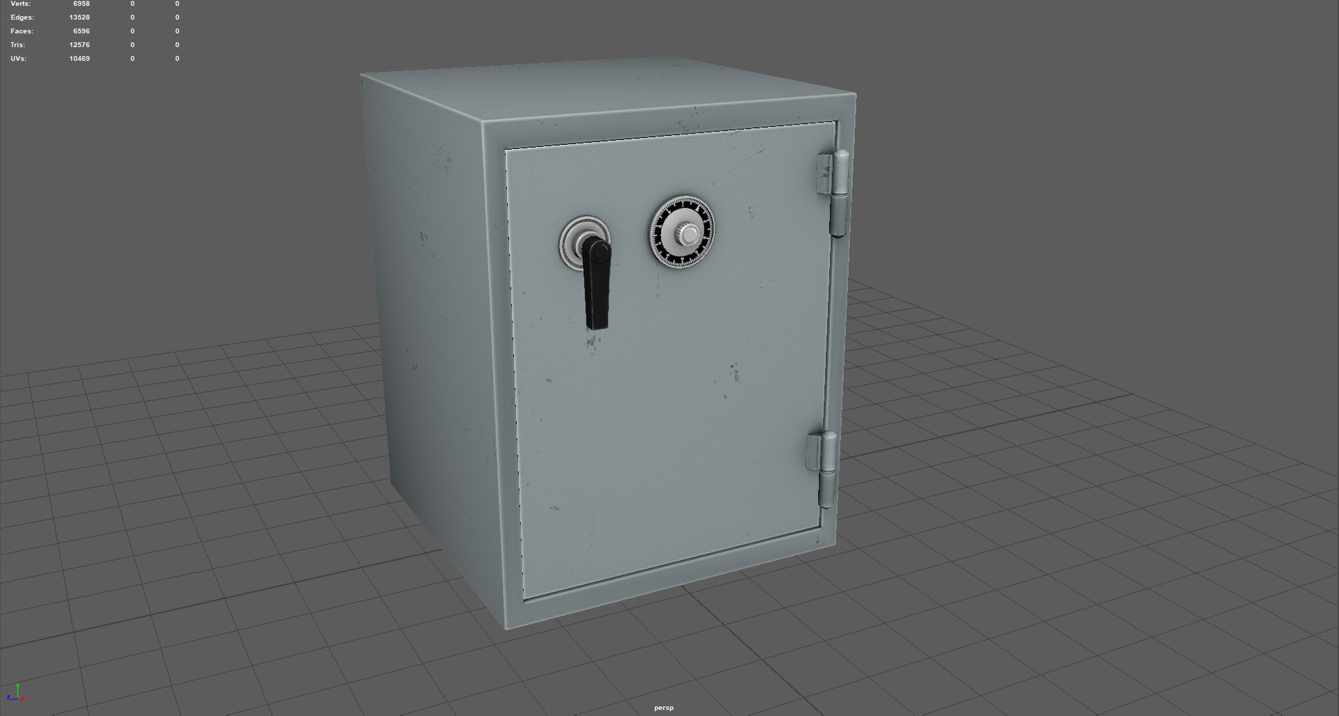 Safe Box 2 3D Model - TurboSquid 1926922
