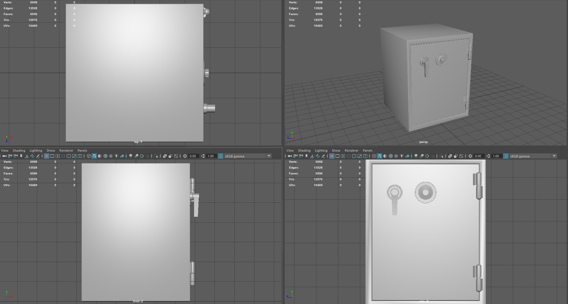 Safe Box 2 3D Model - TurboSquid 1926922