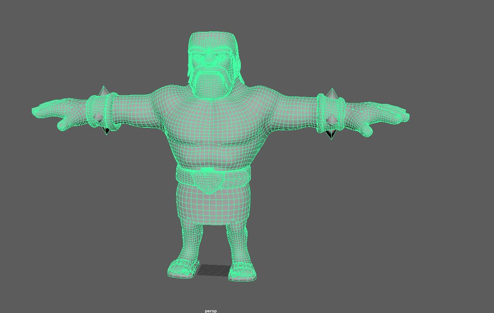 3D Model Barbarian Clash Clans - TurboSquid 1560432