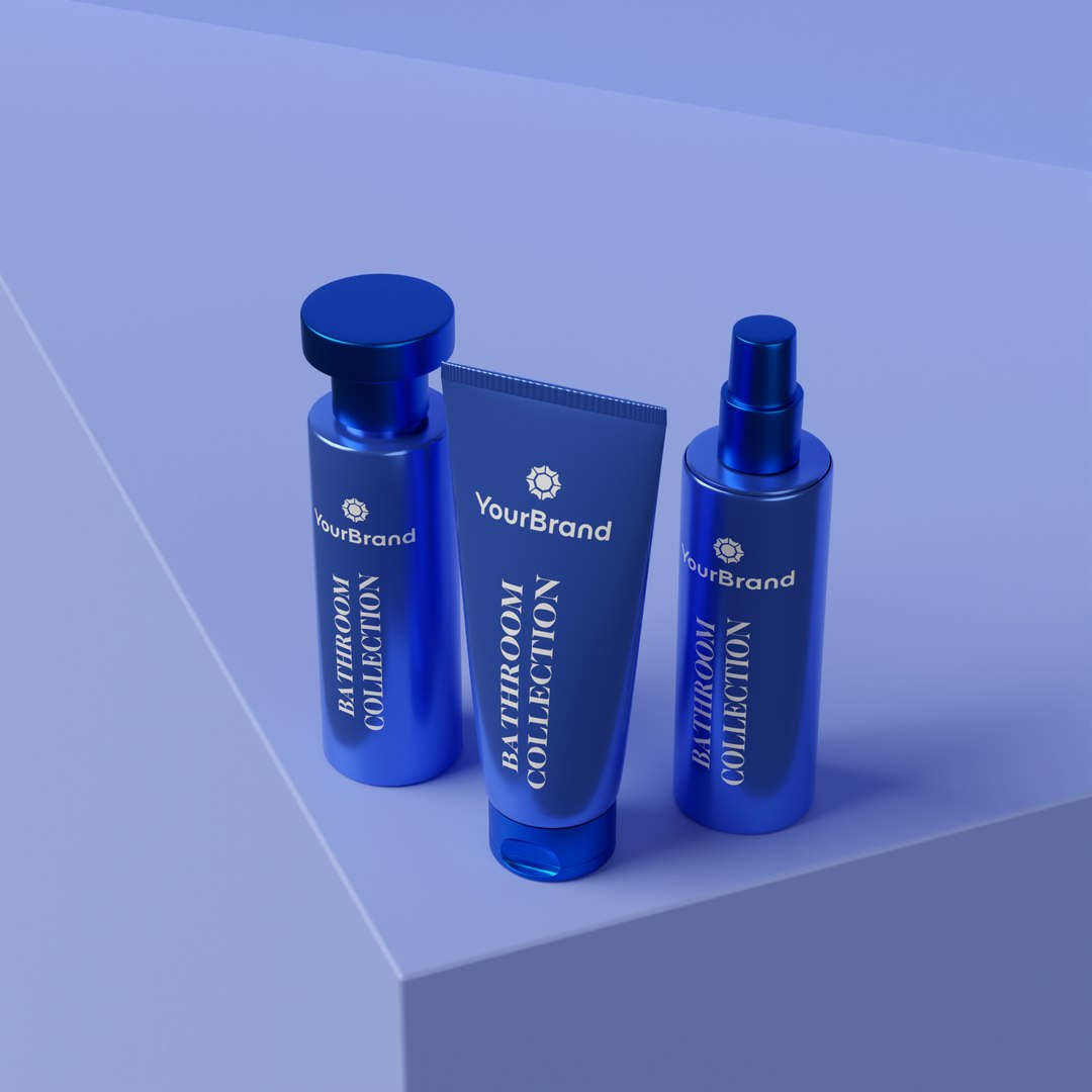 3D Bathroom Collection Packaging Model - TurboSquid 2229165