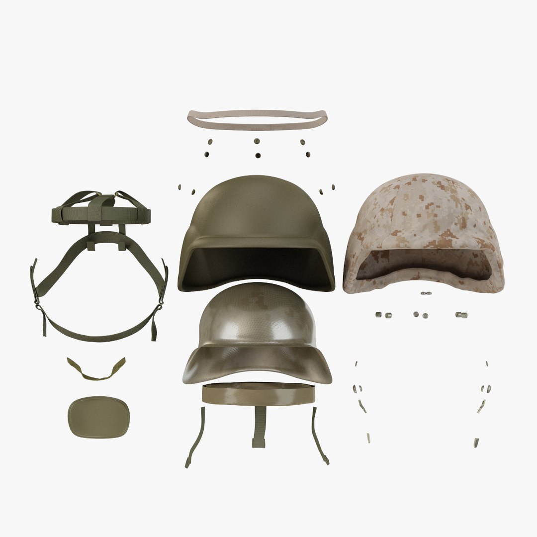 Personnel Helmet Kevlar Pasgt 3d Ma