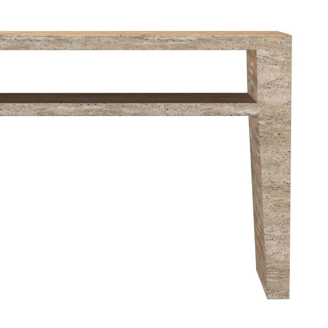 WYETH ITALIAN TRAVERTINE CONSOLE TABLE 3D Model - TurboSquid 1926257