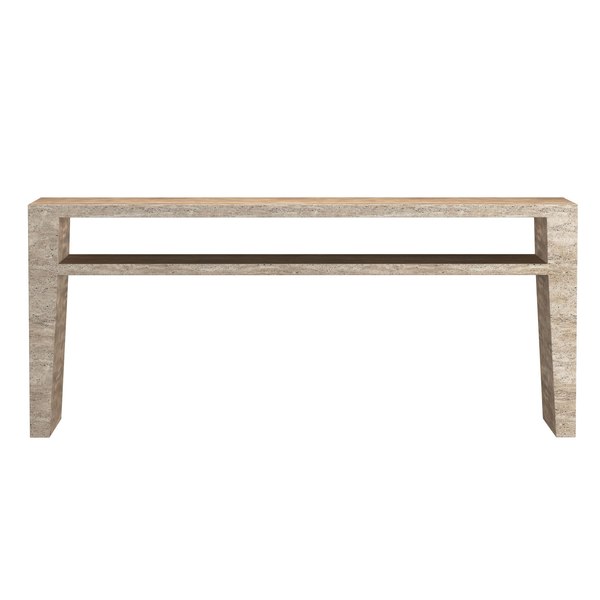 WYETH ITALIAN TRAVERTINE CONSOLE TABLE Modelo 3D - TurboSquid 1926257