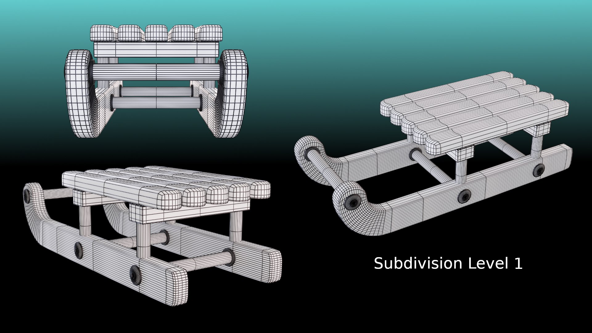 Sledge 3D - TurboSquid 1682161