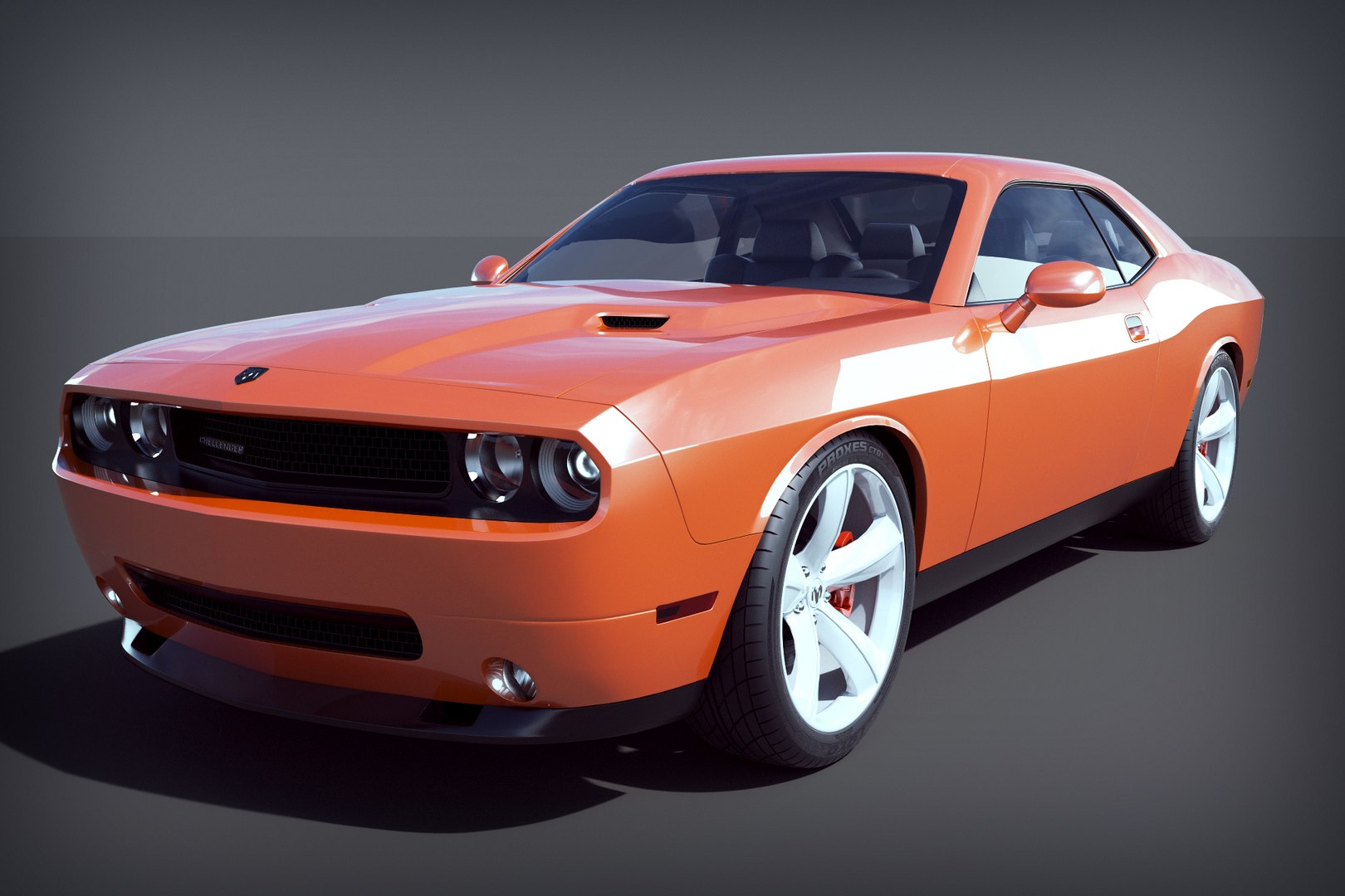 3ds max dodge challenger