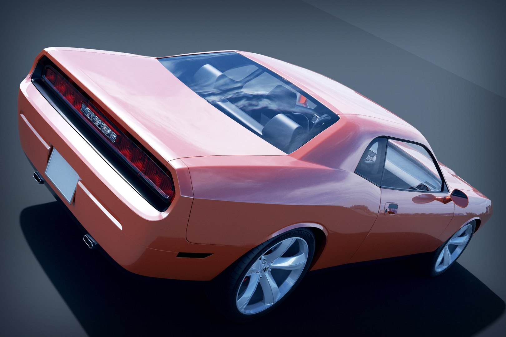 3ds max dodge challenger