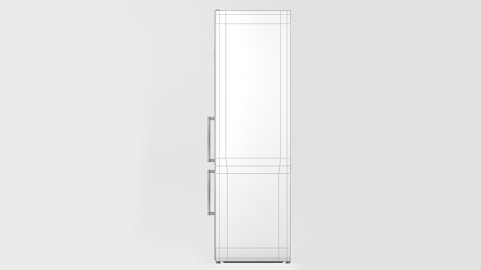 3D Low Poly Combi Fridge Low-poly 3D Model - TurboSquid 1905617