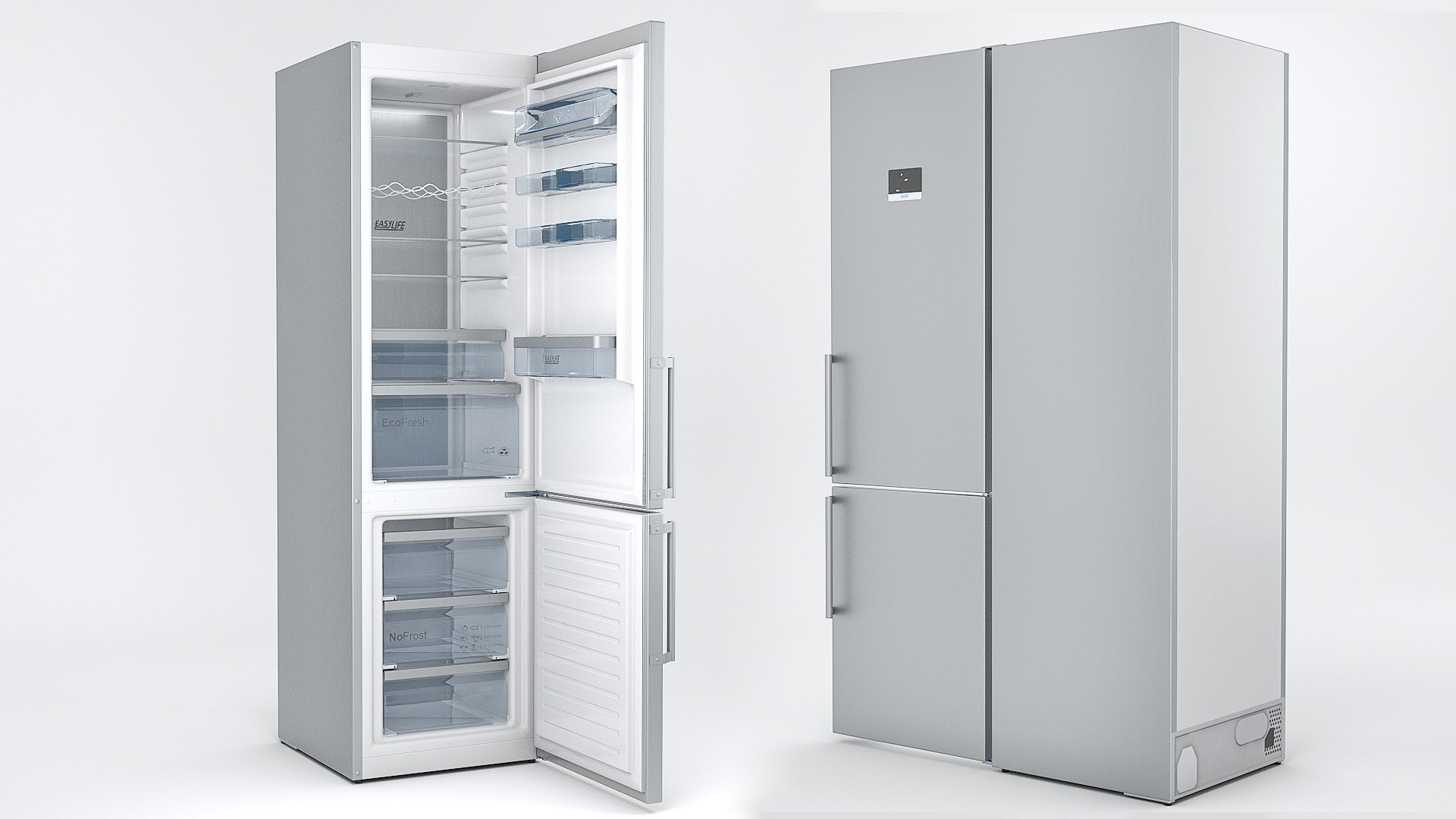 3D Low poly combi fridge Low-poly 3D model - TurboSquid 1905617