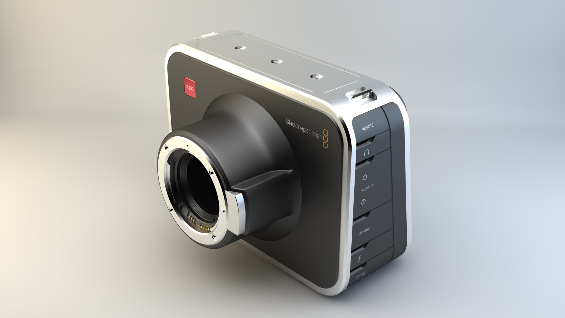 3d Obj Blackmagic Camera