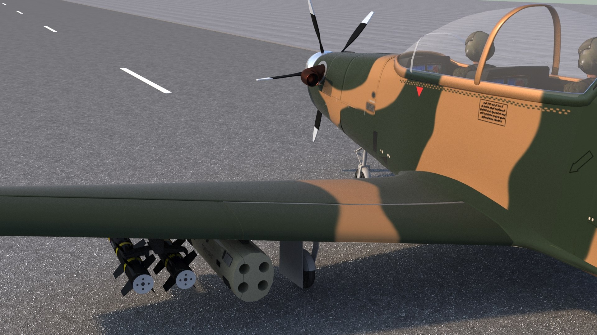 3D Hurkus Airplane - TurboSquid 1334981