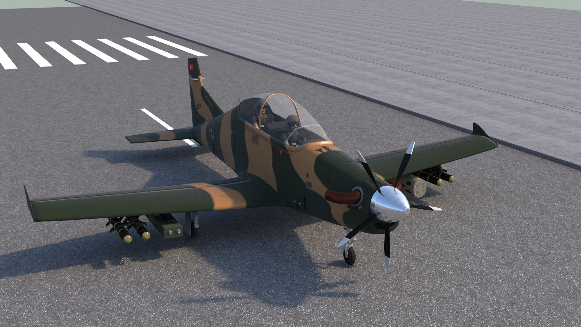 3D Hurkus Airplane - TurboSquid 1334981