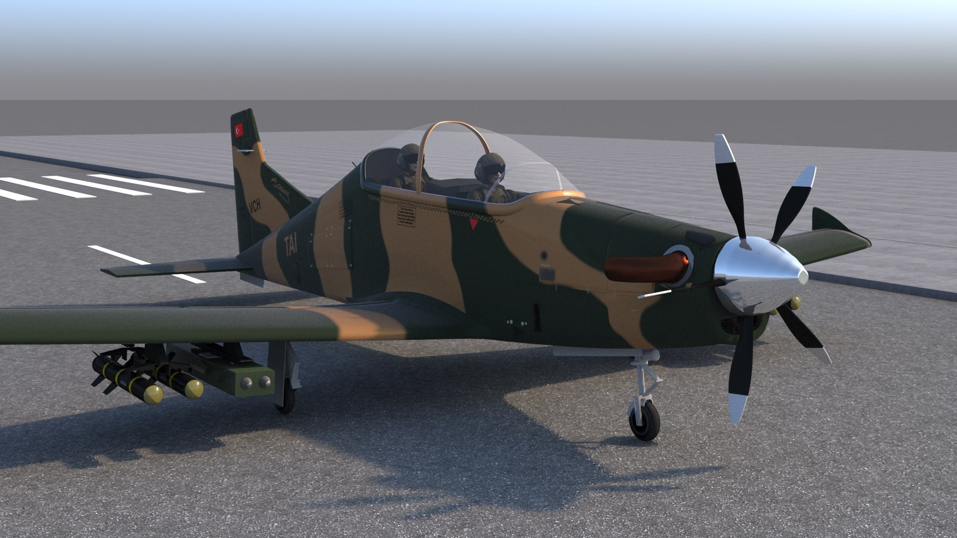 3D Hurkus Airplane - TurboSquid 1334981