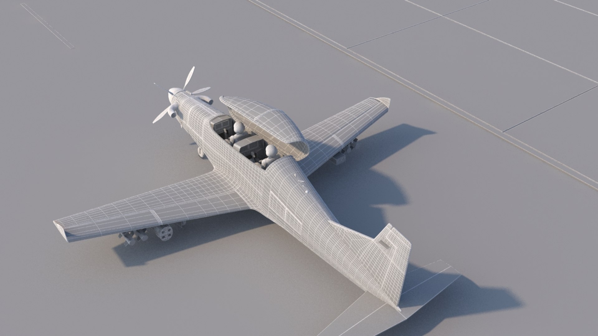 3D Hurkus Airplane - TurboSquid 1334981