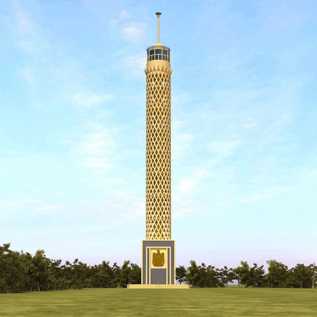 Cairo Tower Borg Al-qhira 3D Model - TurboSquid 1325384